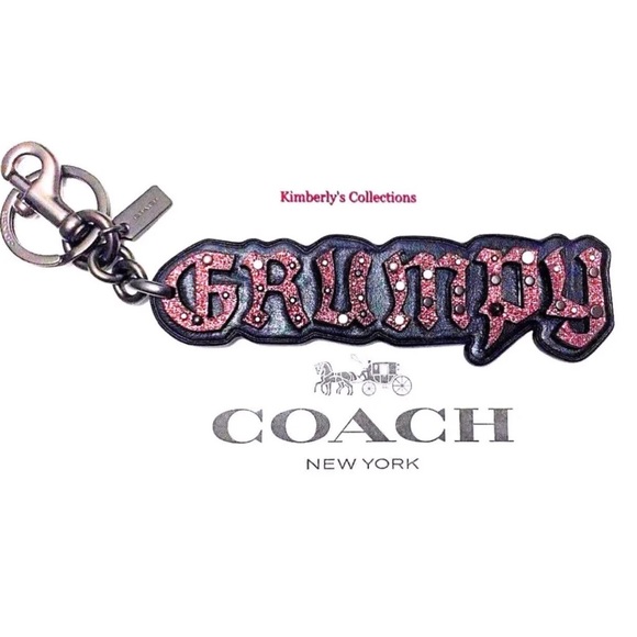 Coach | Accessories | Coach Disney Grumpy Keychain Bag Charm Nwt | Poshmark